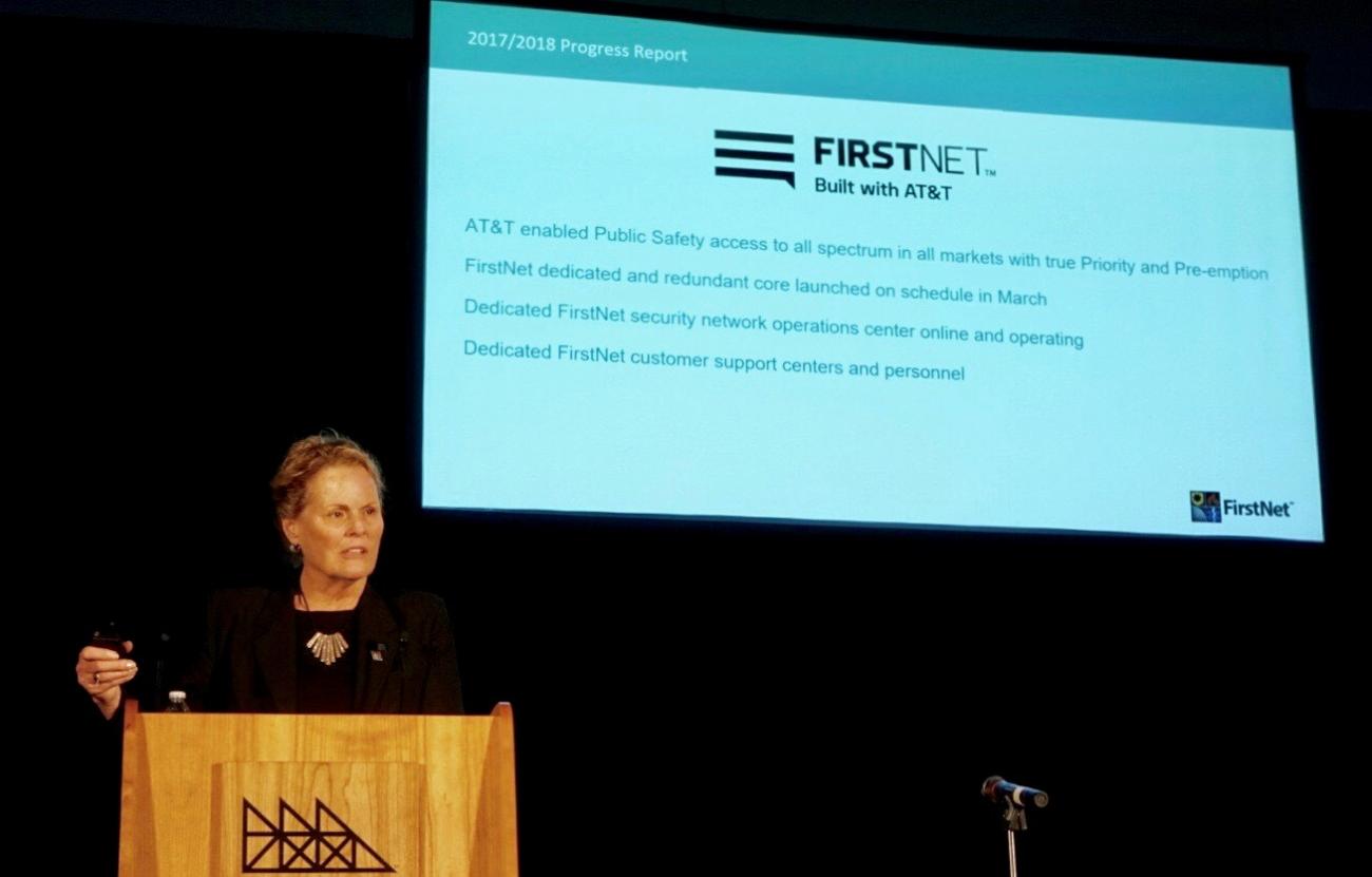 FirstNet Chair Sue Swenson Delivers Keynote at the 2018 PSCR Public ...